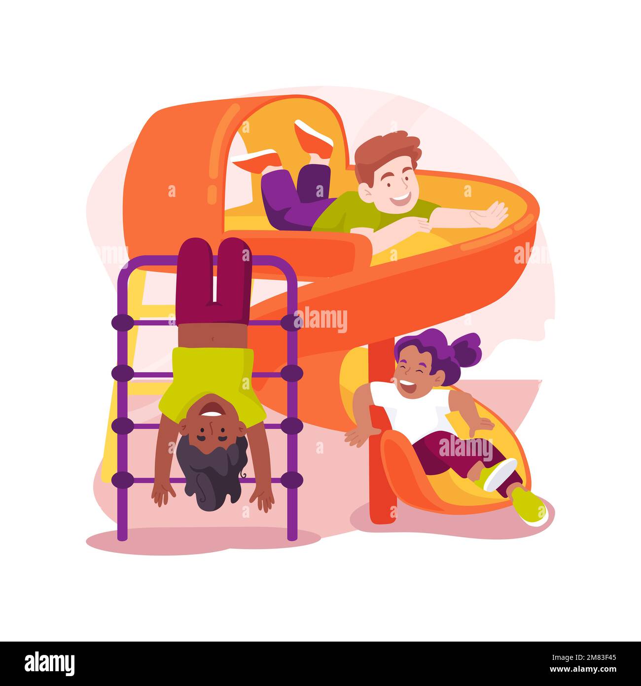 Jungle gym isolated cartoon vector illustration Stock Vector Image ...