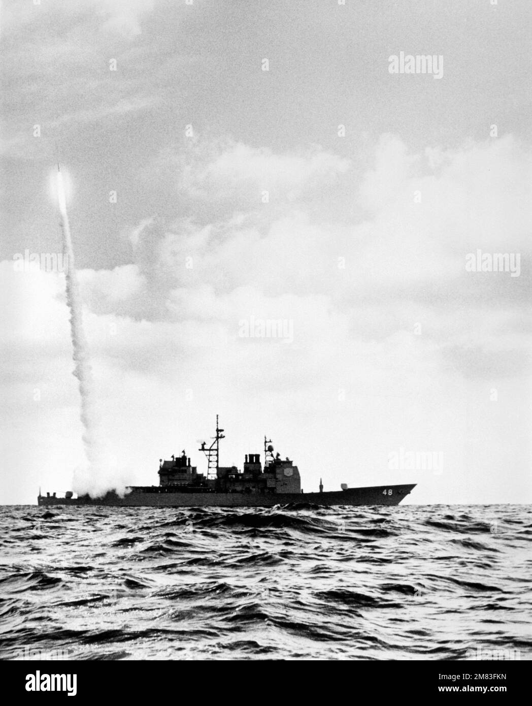 Missile launch sea Black and White Stock Photos & Images - Alamy