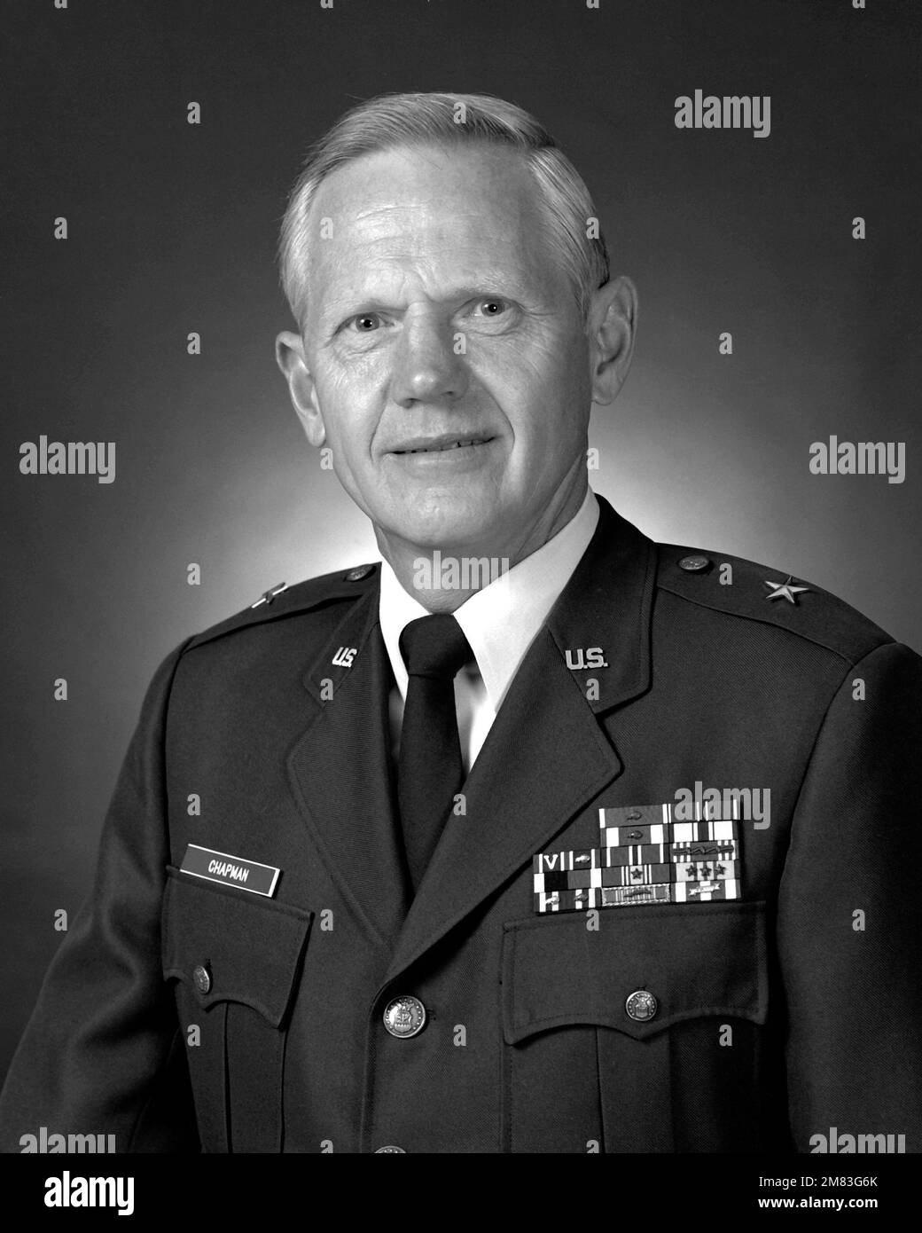 Brig. GEN. George E. Chapman, USAF (uncovered). Country: Unknown Stock ...