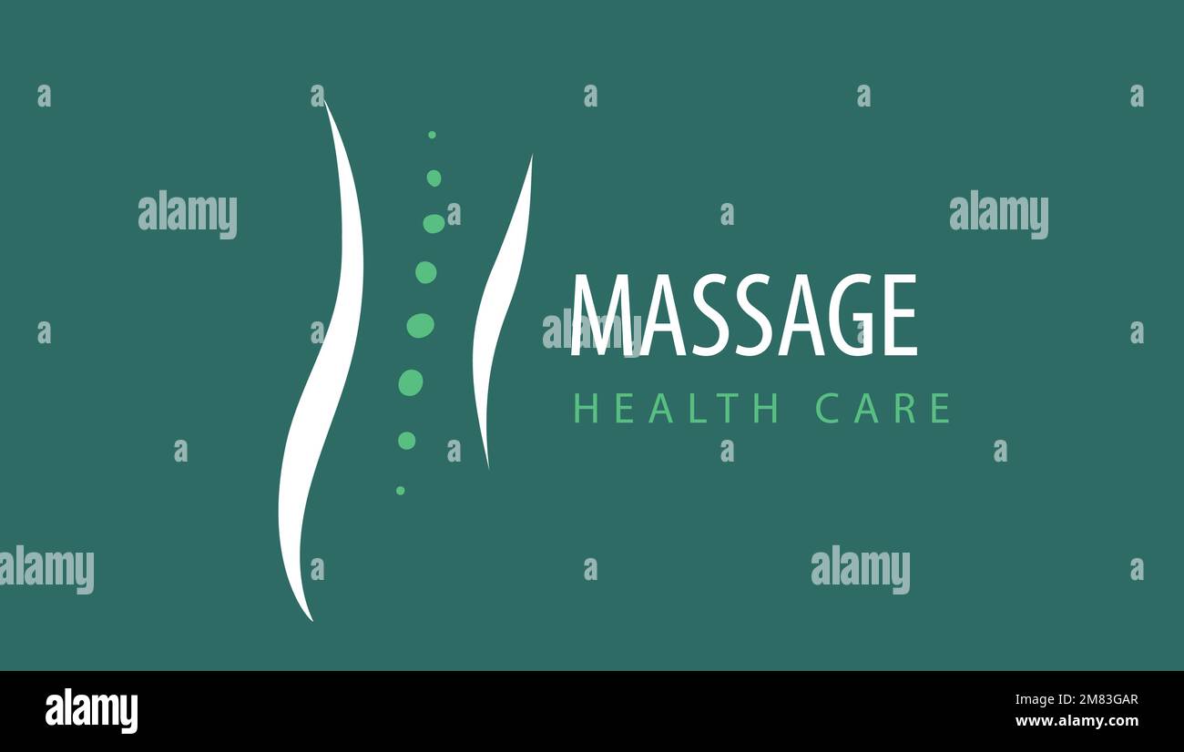 Logo for massage. Vector illustration Stock Vector Image & Art - Alamy