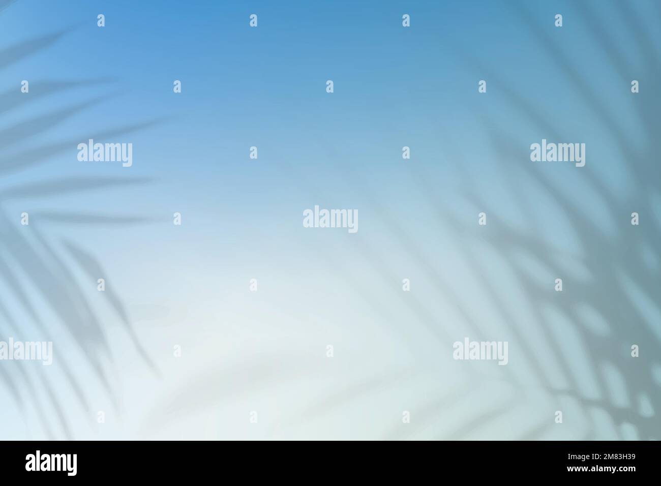 Summer gradient background vector with leaf shadow Stock Vector Image ...