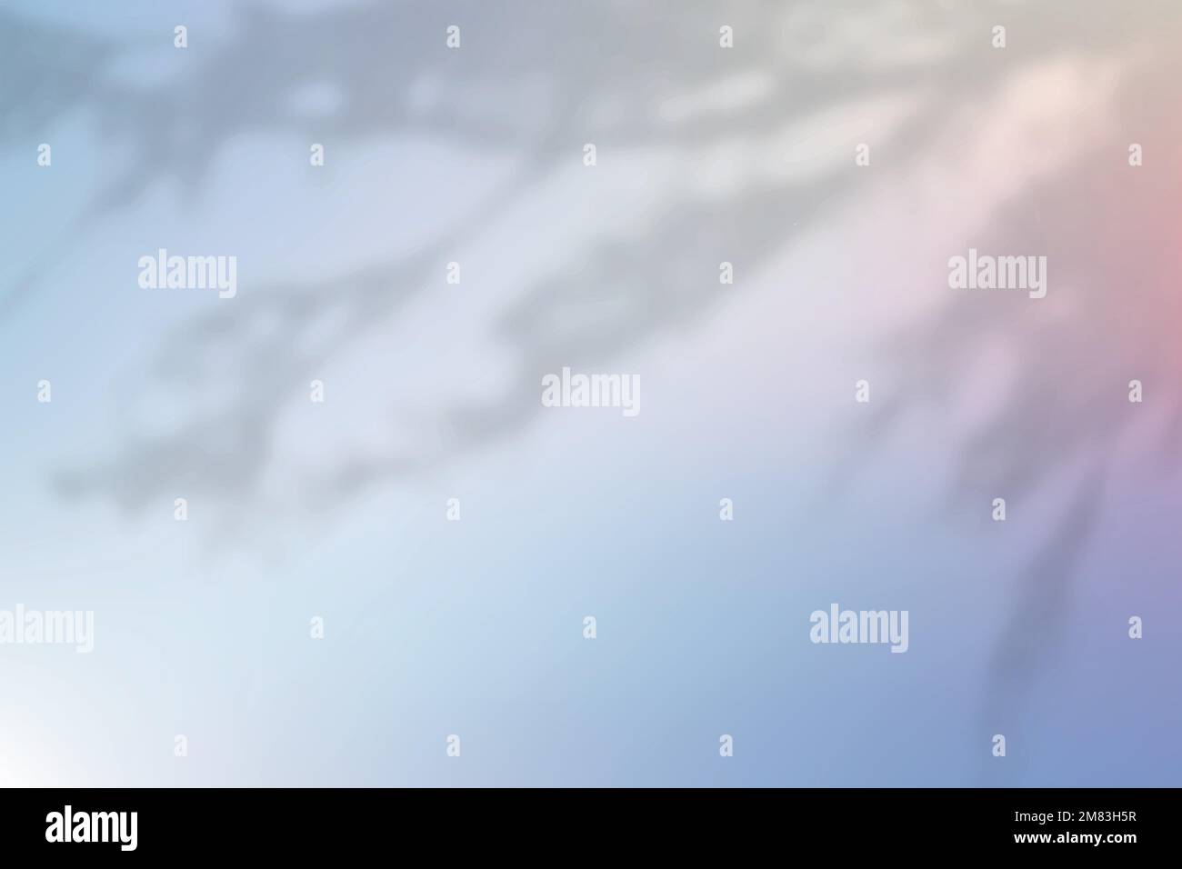 Abstract blue gradient background vector with plant shadow Stock Vector ...