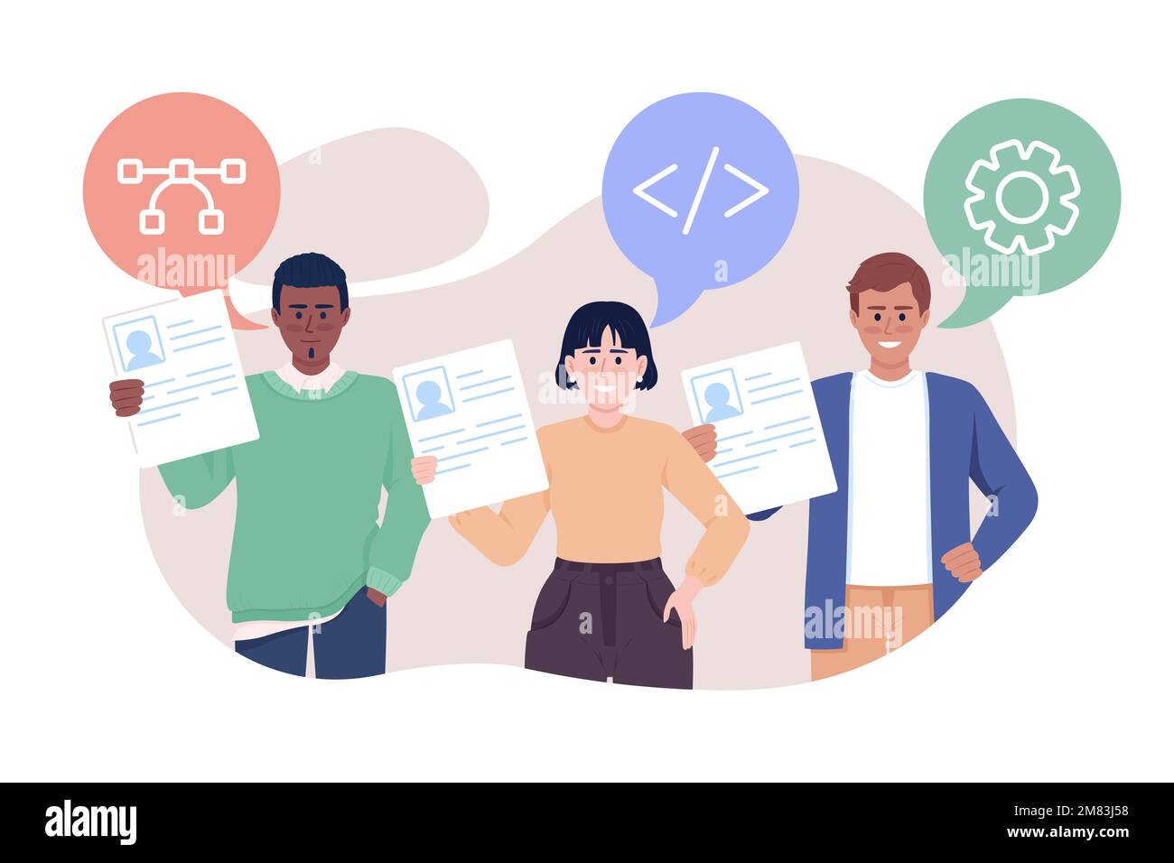 First Impressions Business Cartoon