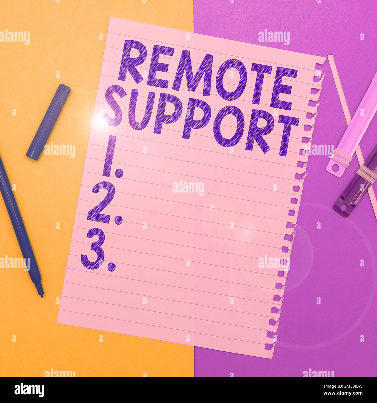 Conceptual display Remote Support. Concept meaning help end-users to ...