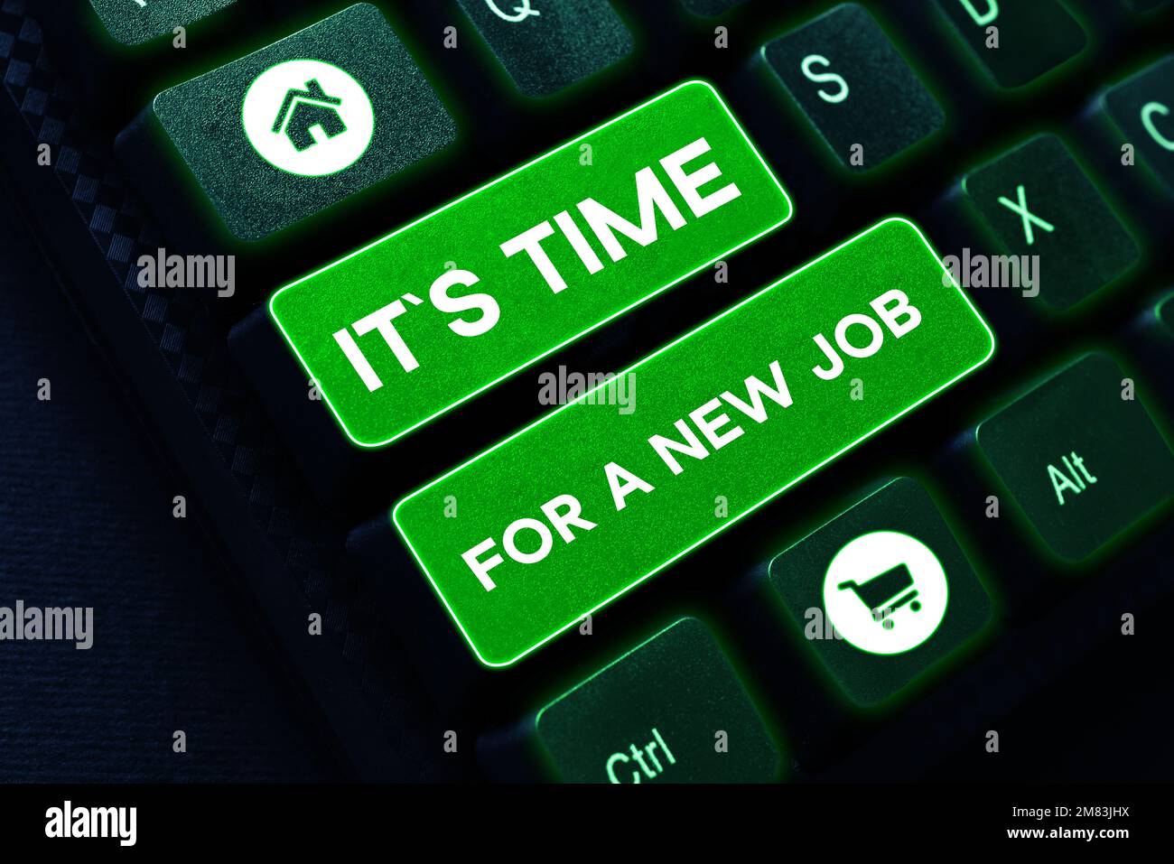 Text sign showing It's Time For A New Job. Internet Concept Career ...