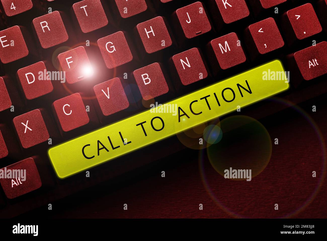 Writing Displaying Text Call To Action Word Written On Encourage