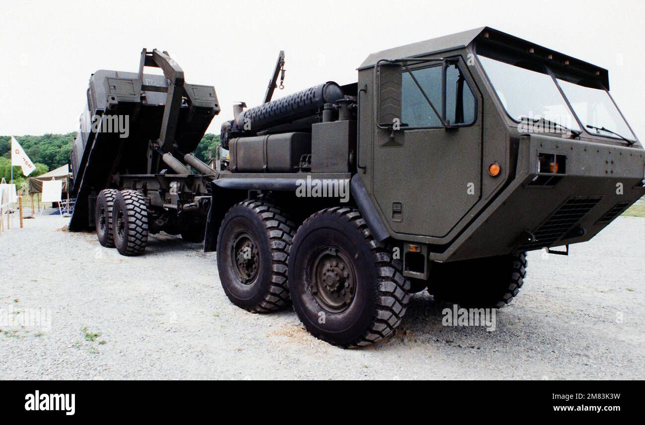 An Oshkosh Truck Corp. heavy expanded mobility tactical truck ...