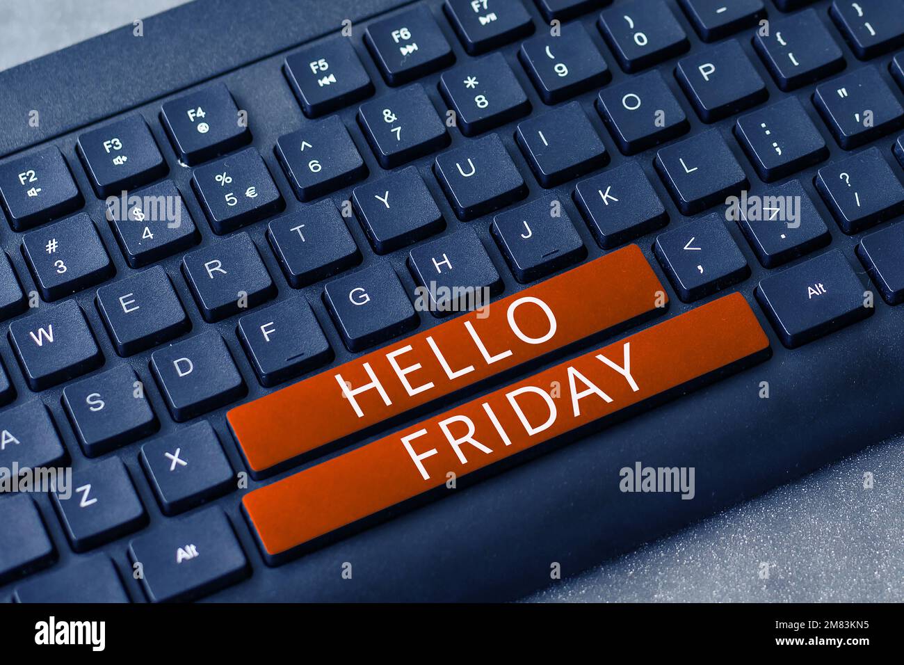 Text sign showing Hello Friday. Business overview Greetings on Fridays ...