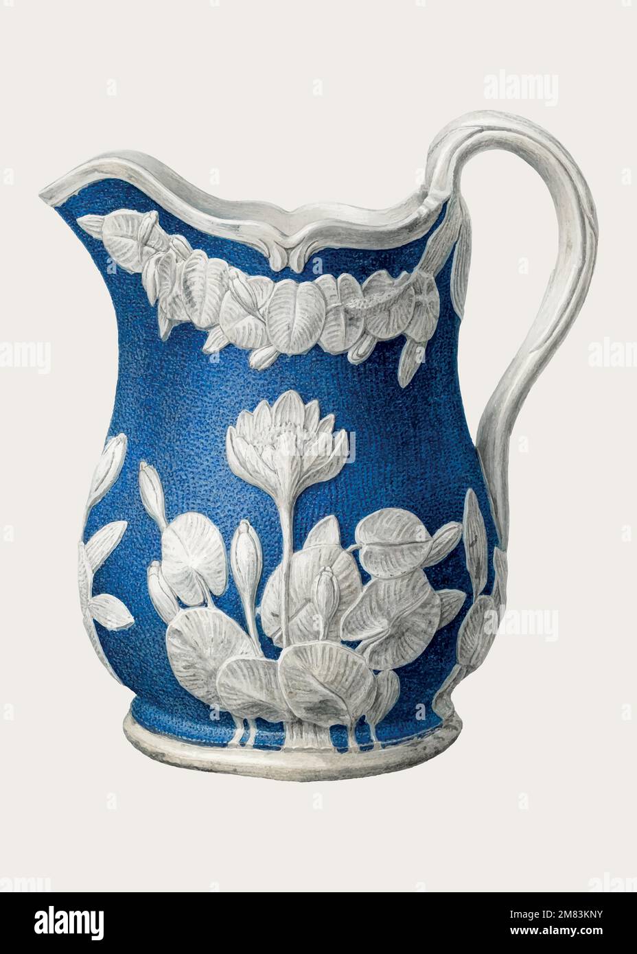 Vintage pitcher vector illustration, remixed from the artwork by John ...