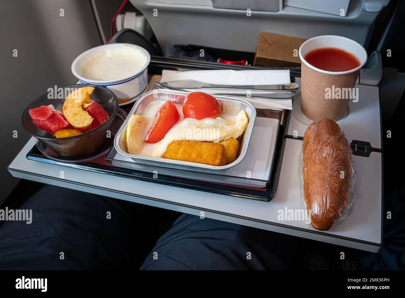 meal in Economy Class. Airlines. for food on the plane. to feed the ...