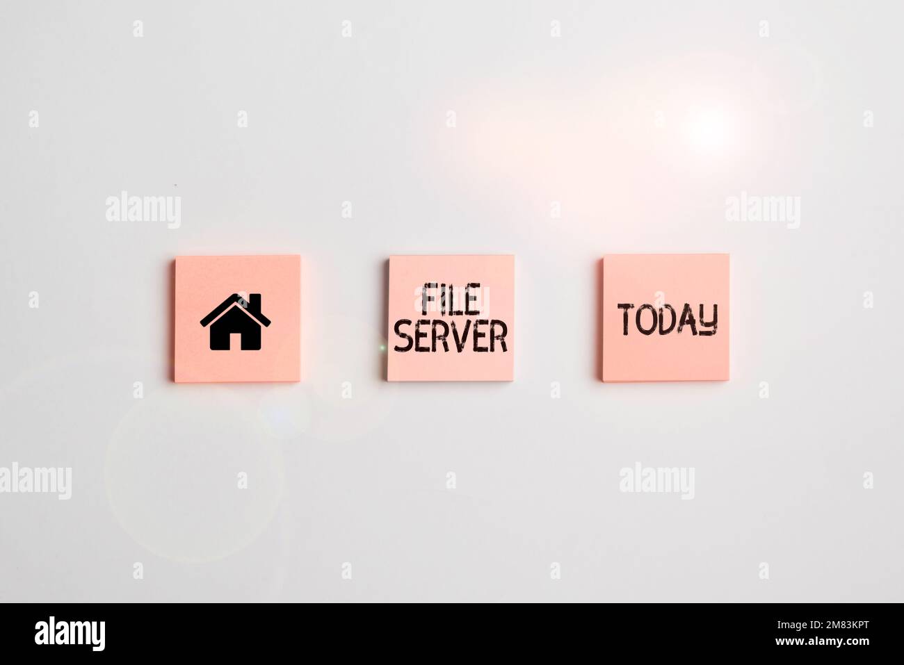 Hand writing sign File Server. Internet Concept device which controls access to separately ...