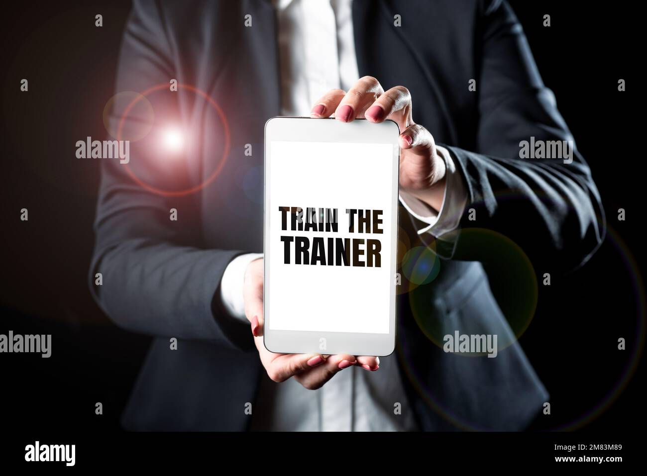 Writing displaying text Train The Trainer. Business showcase identified to teach mentor or train ...