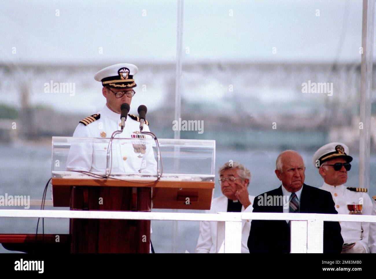 Captain Wade H. Taylor, Commanding Officer (Blue) of the nuclear ...