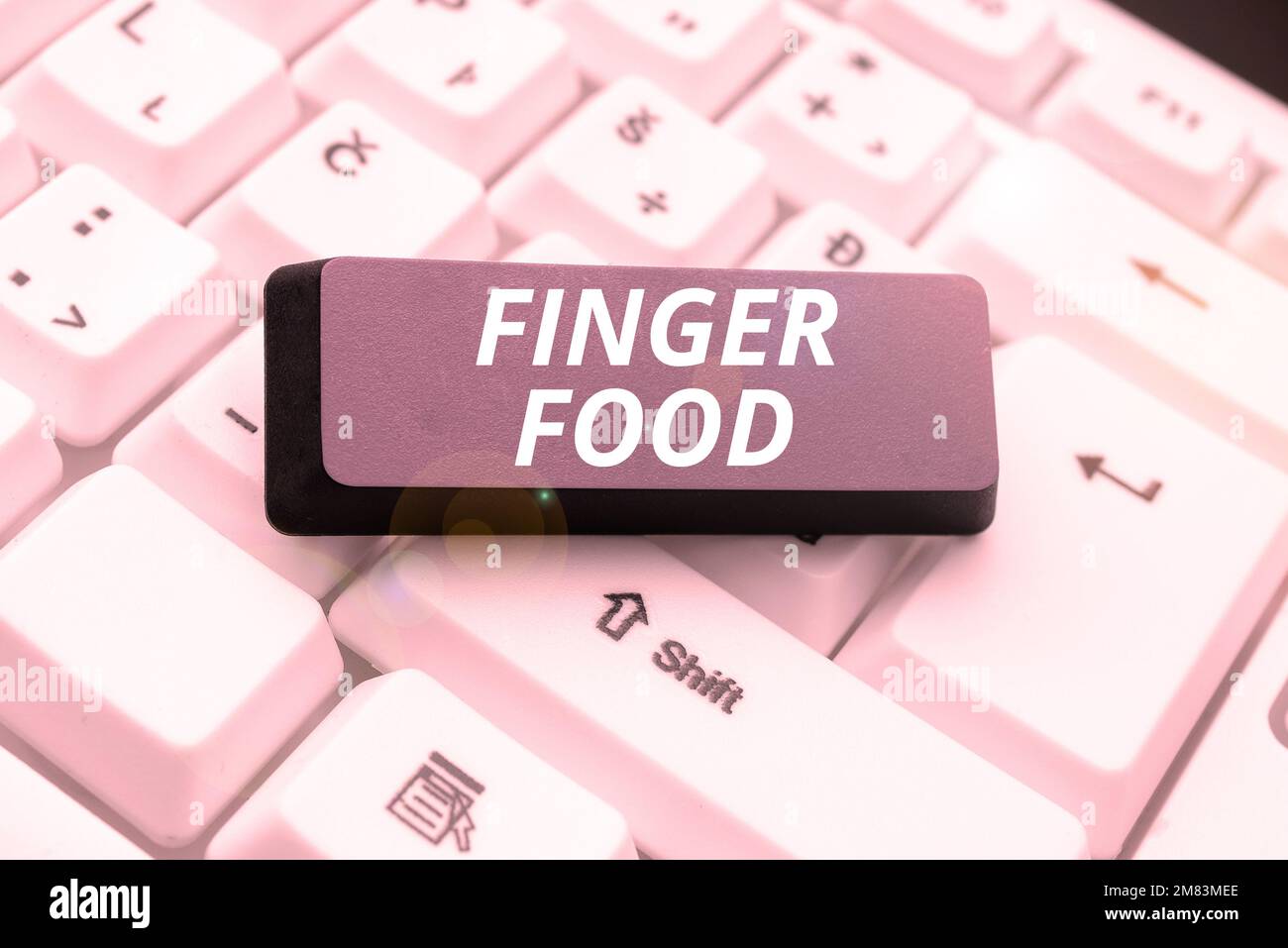 Conceptual caption Finger Food. Concept meaning products and digestives ...
