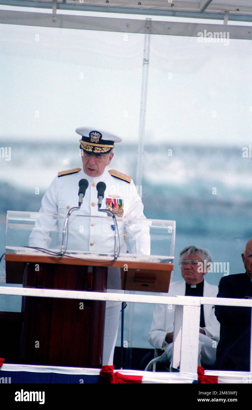 Vice Admiral Bernard M. Kauderer, Commander, Submarine Force, Atlantic ...