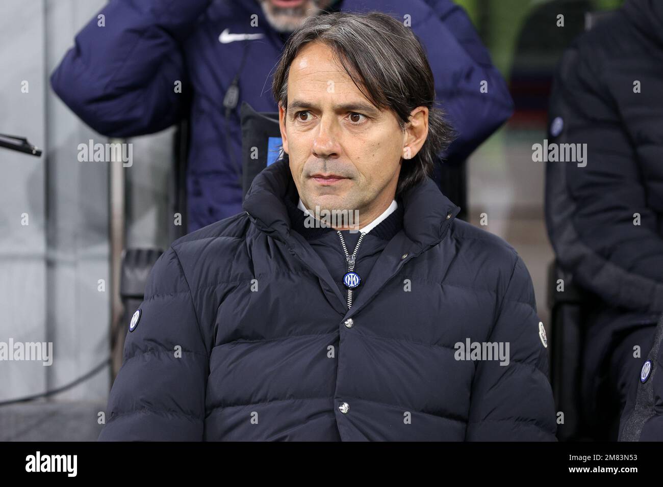 Milan, Italy. 10th Jan, 2023. Italy, Milan, jan 10 2023: Simone Inzaghi ...