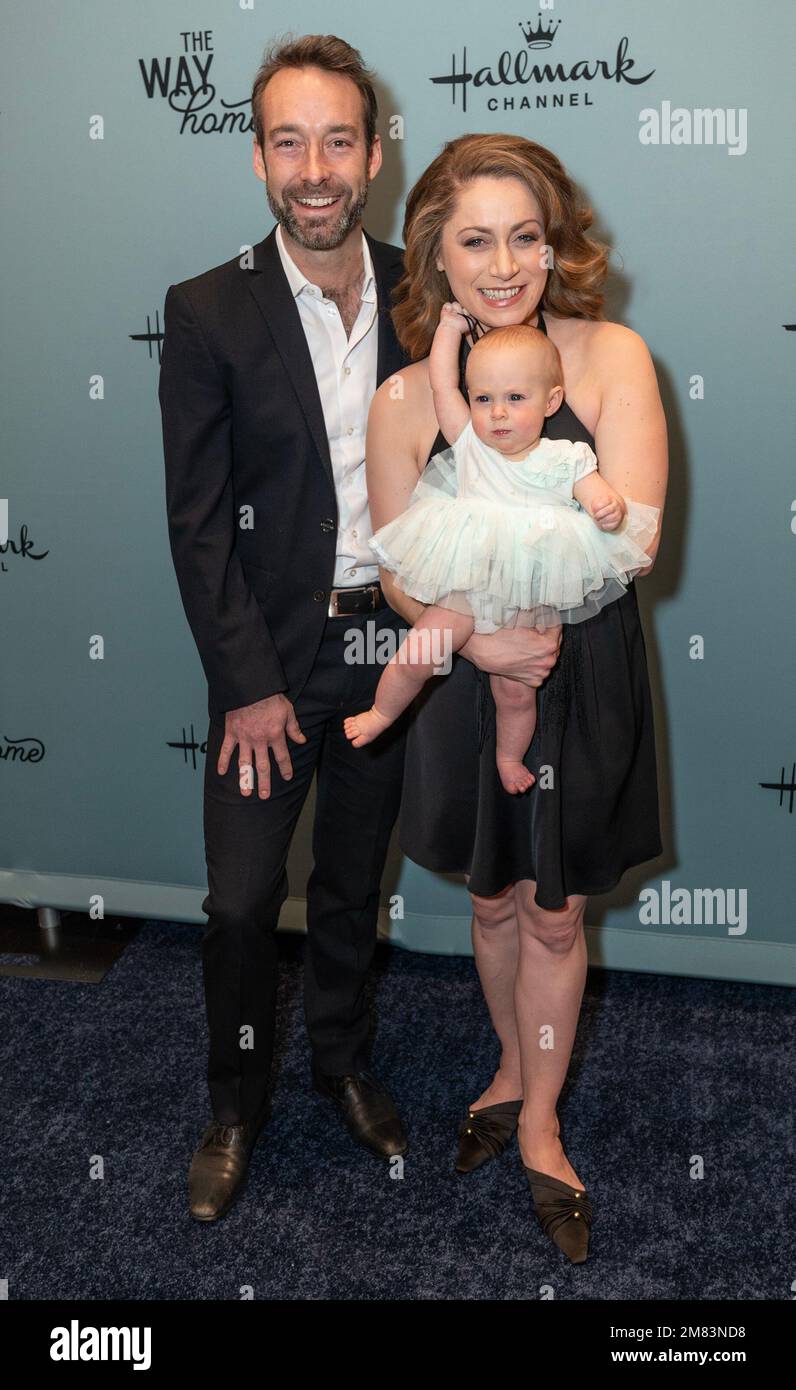 New York, United States. 11th Jan, 2023. Marly Reed with husband and ...