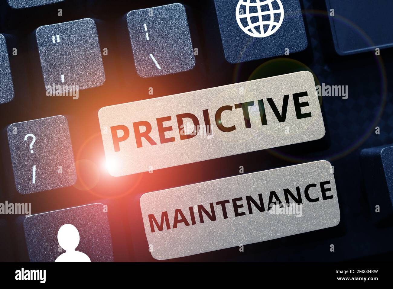 Sign displaying Predictive Maintenance. Conceptual photo Predict when ...