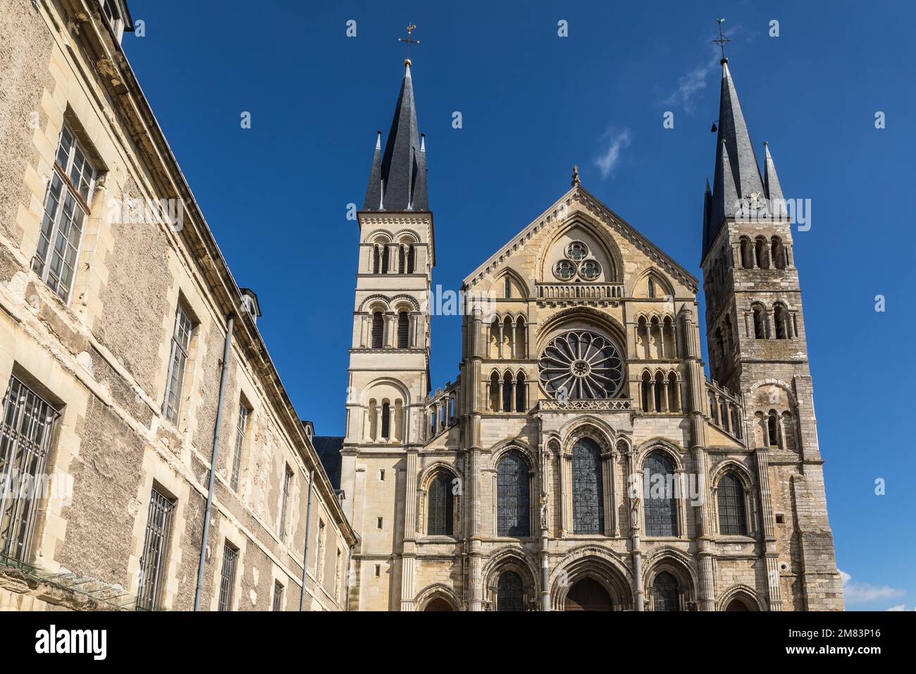 SAINT REMI BASILICA Stock Photo - Alamy