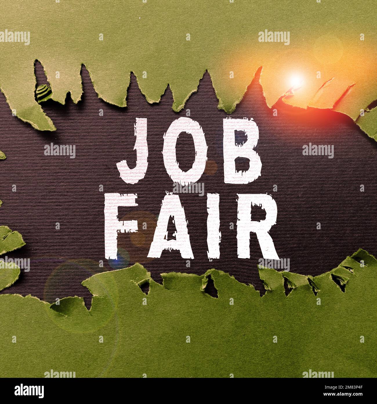 Sign displaying Job Fair. Internet Concept An event where a person can ...