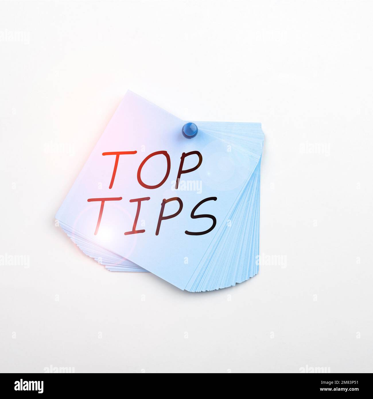 Writing displaying text Top Tips. Conceptual photo a small but ...