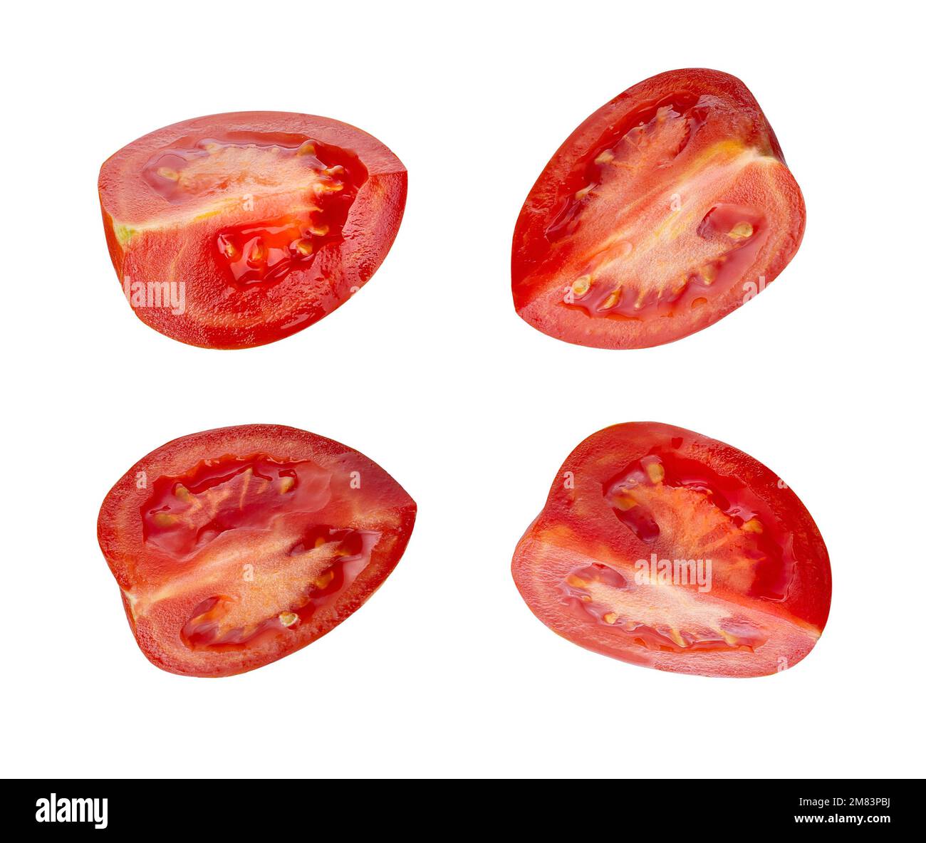 Tomato isolated on white background. With clipping path. Full depth of ...