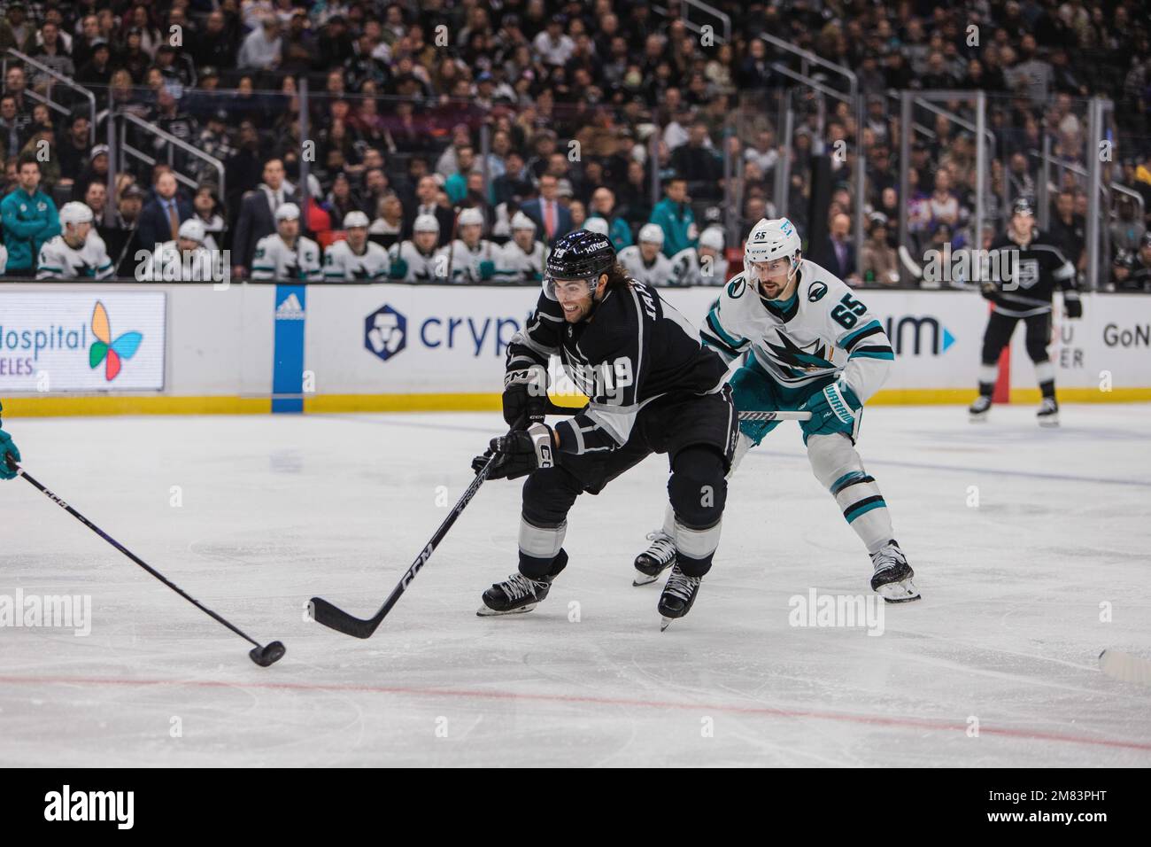 Los Angeles, California, USA. 11th Jan, 2023. ALEX IAFALLO of the NHL's ...