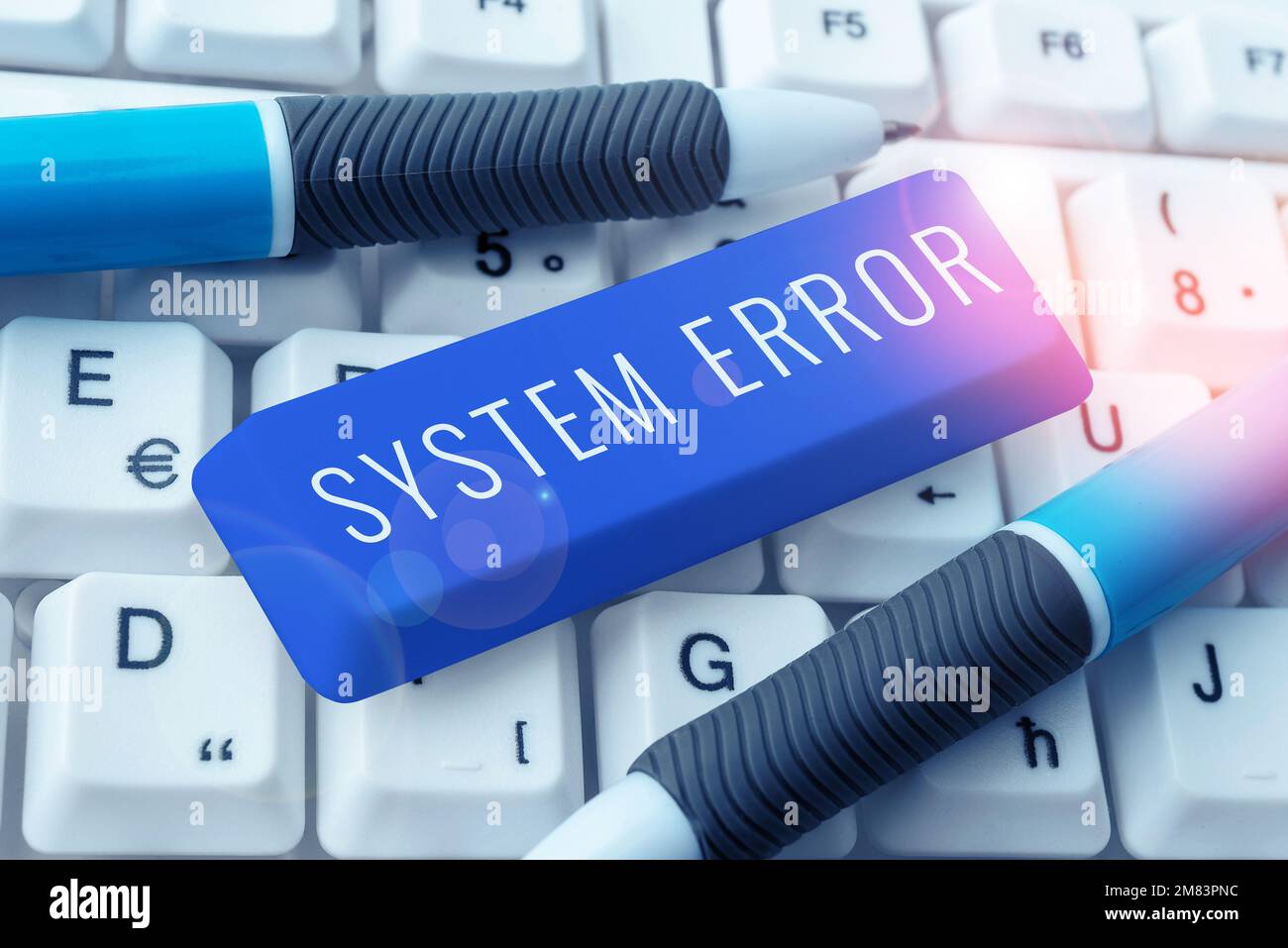 Text sign showing System Error. Word for Technological failure Software collapse crash ...