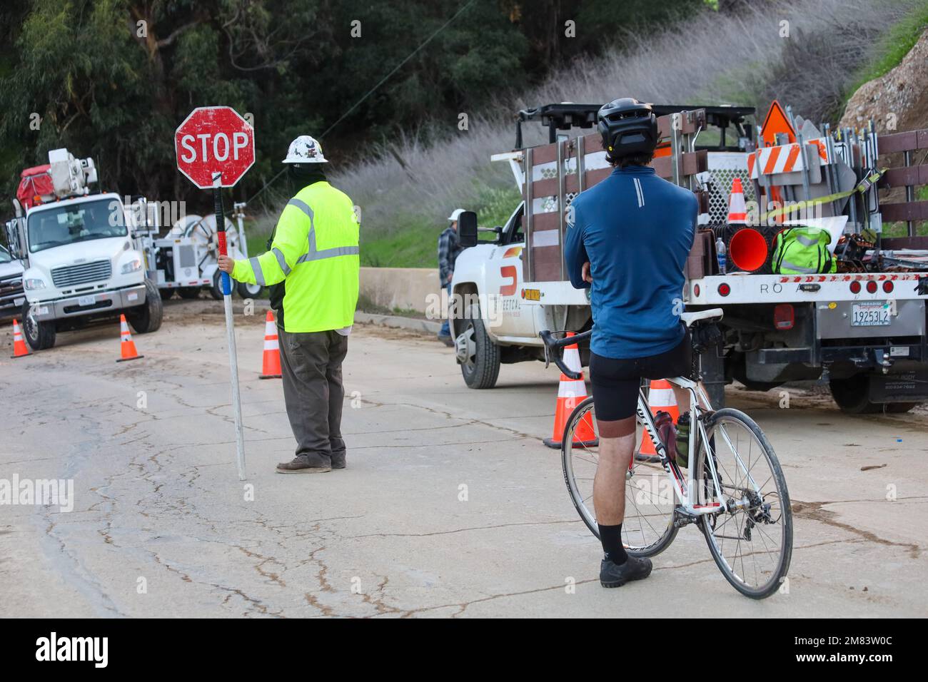 Santa Barbara, California, U.S.A. 12th Jan, 2023. The curvy and ...