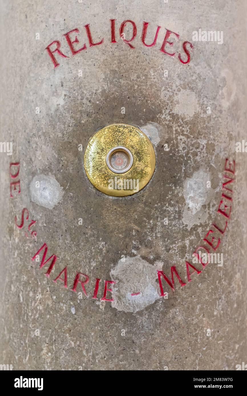 RELIC OF SAINT MARY MAGDALENE, SAINT MARY MAGDALENE BASILICA, VEZELAY ...