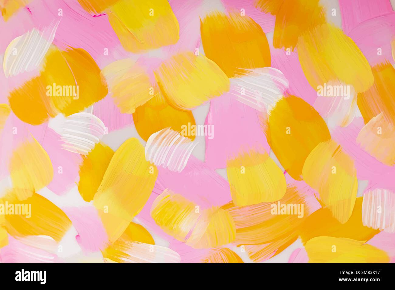 Acrylic paint textured background vector in pink aesthetic style ...