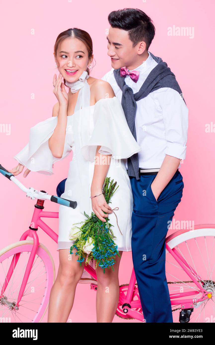 Happy sweet lovers Stock Photo - Alamy