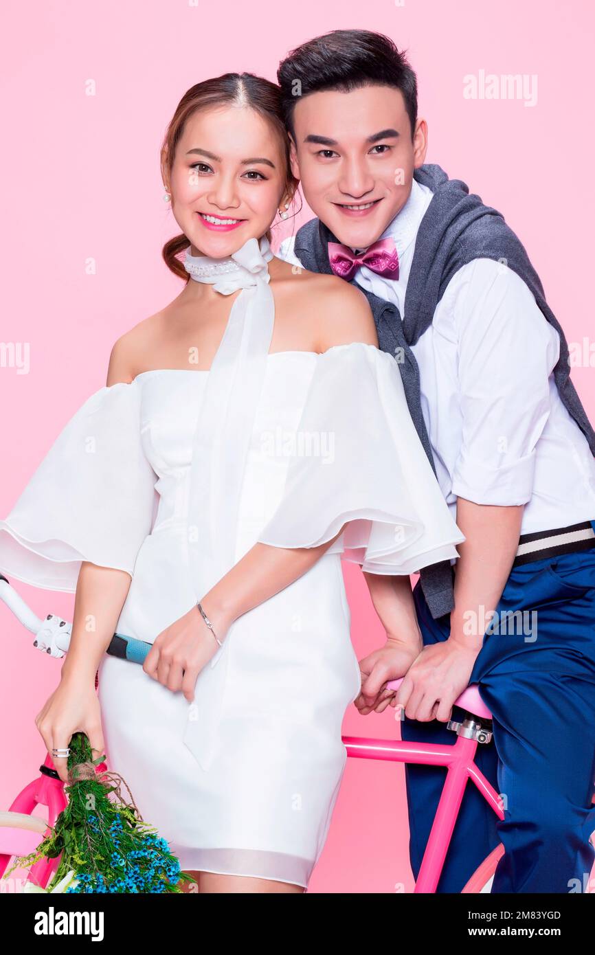 Happy sweet lovers Stock Photo - Alamy