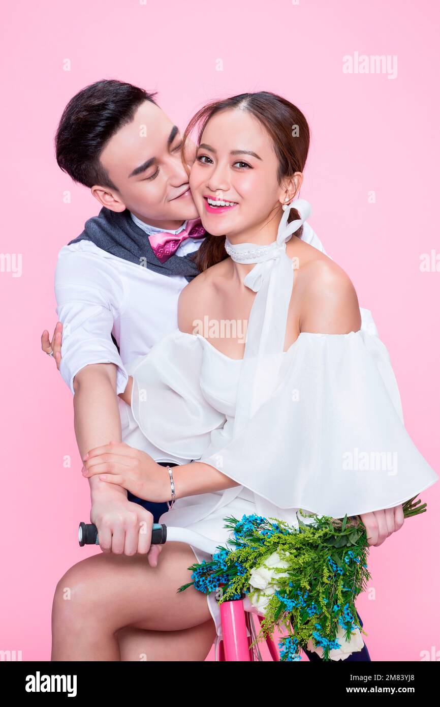 Happy sweet lovers Stock Photo - Alamy