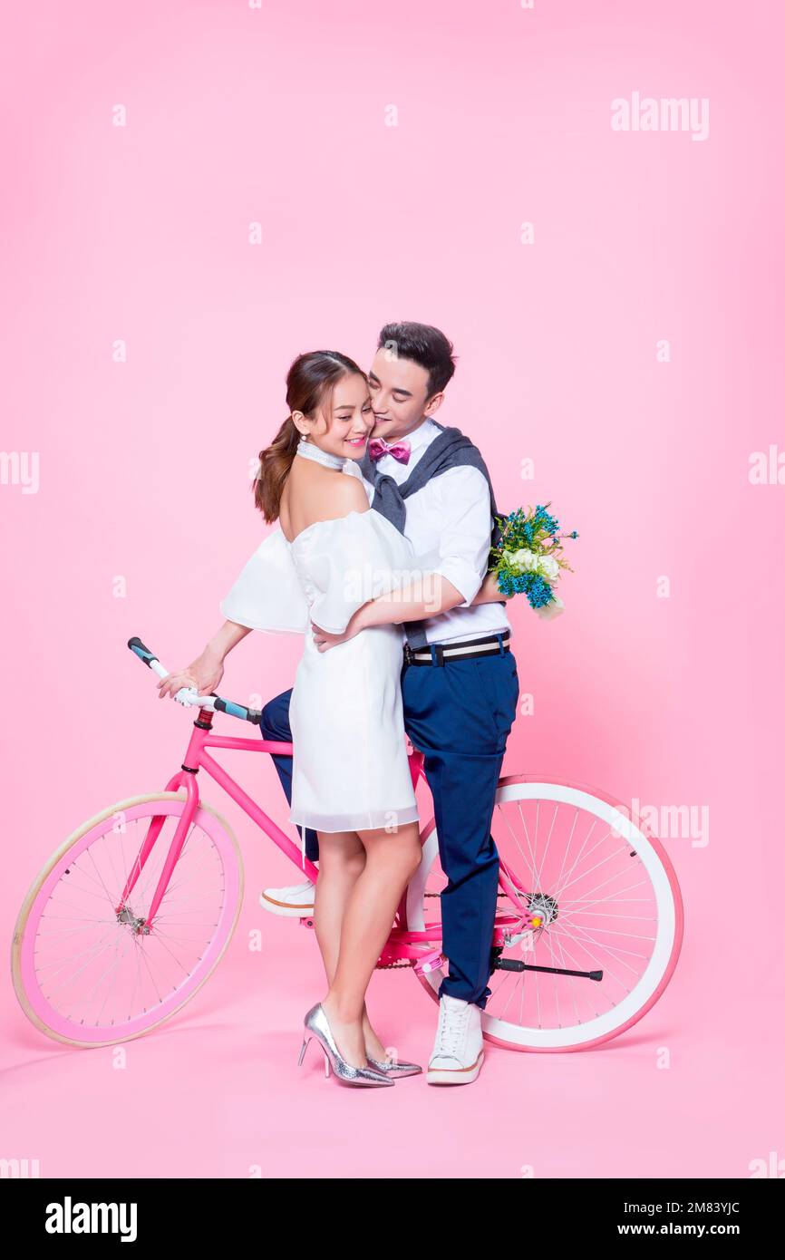 Happy sweet lovers Stock Photo - Alamy