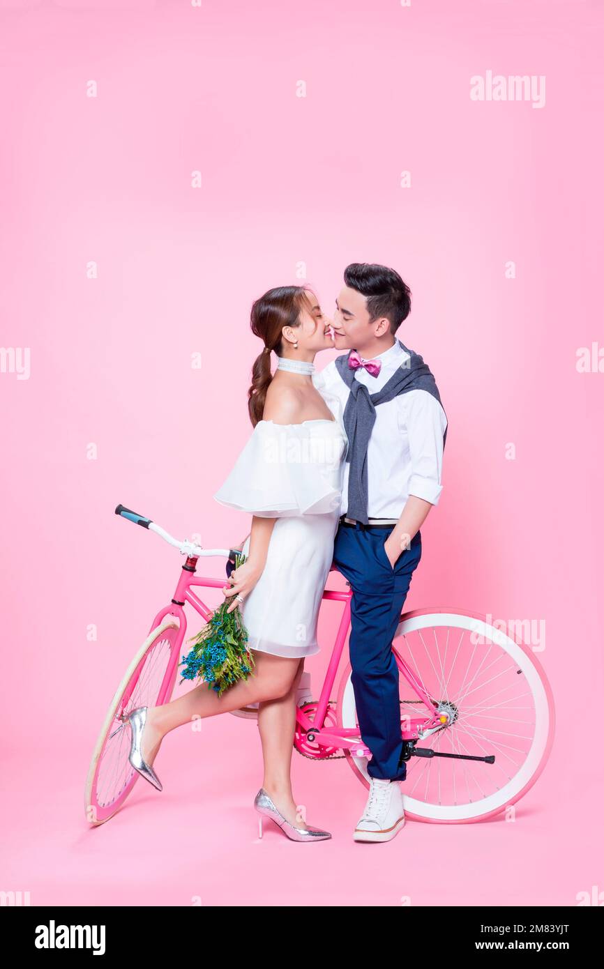 Happy sweet lovers Stock Photo - Alamy