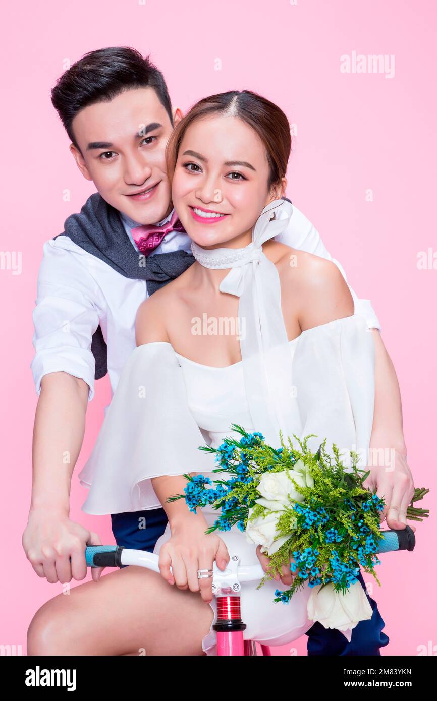 Happy sweet lovers Stock Photo - Alamy