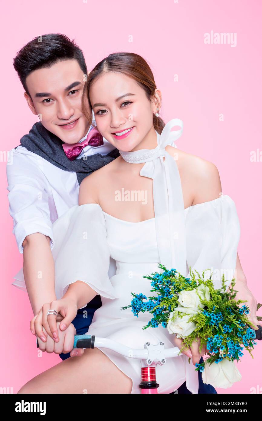 Happy sweet lovers Stock Photo - Alamy