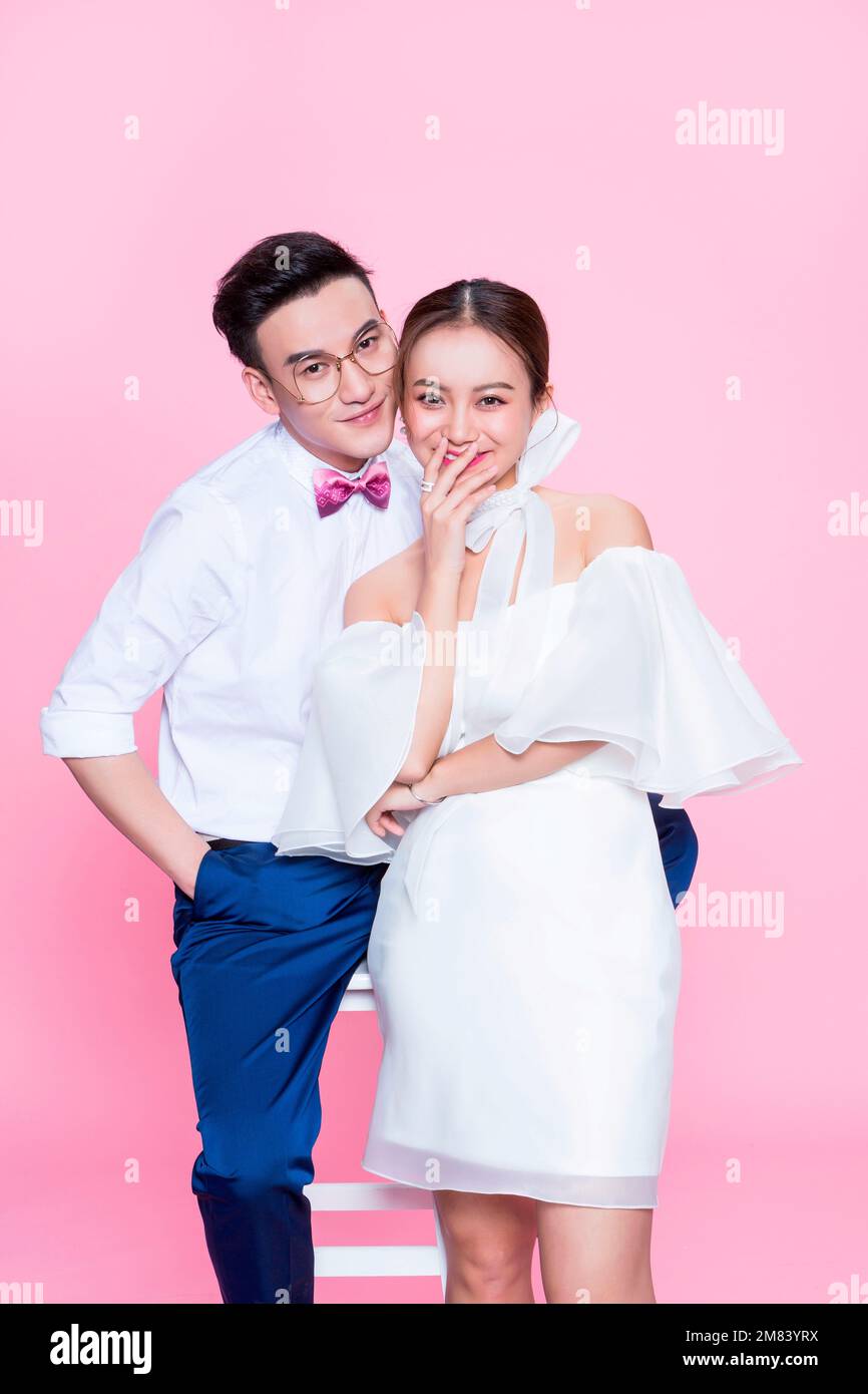 Happy sweet lovers Stock Photo - Alamy