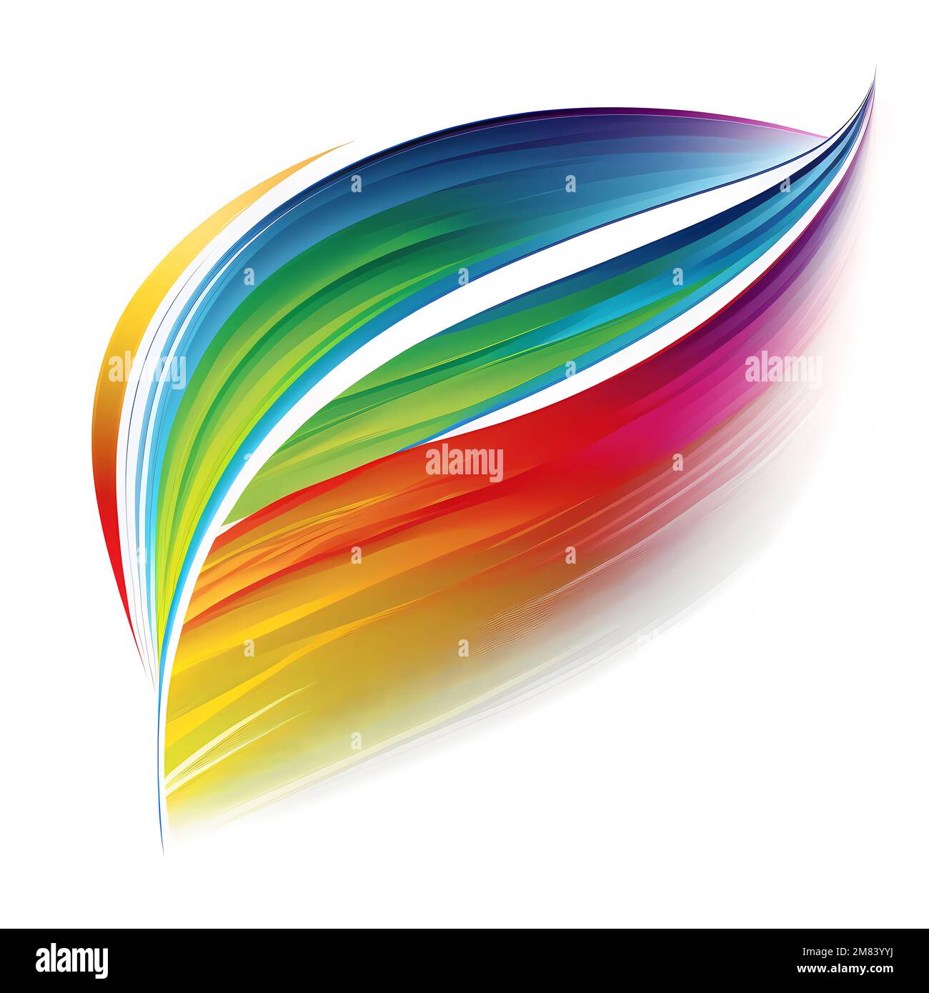Abstract wave vector background rainbow hi-res stock photography and ...