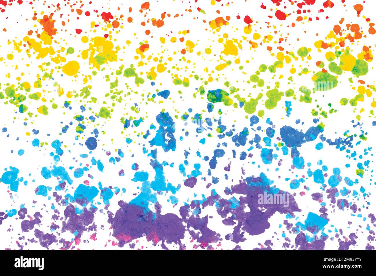 Rainbow background vector with wax melted crayon art Stock Vector Image ...