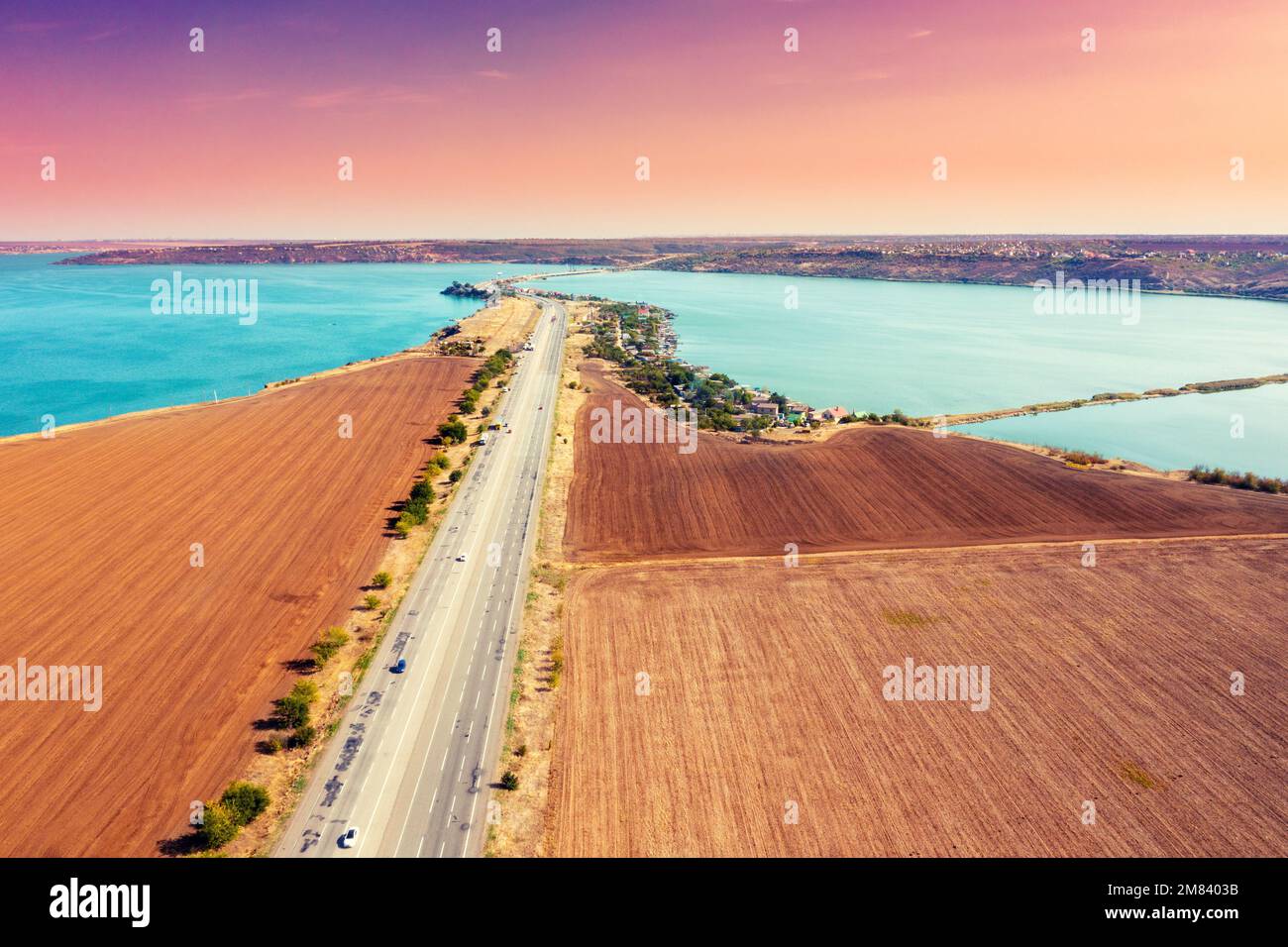Khadzhibey estuary hi-res stock photography and images - Alamy