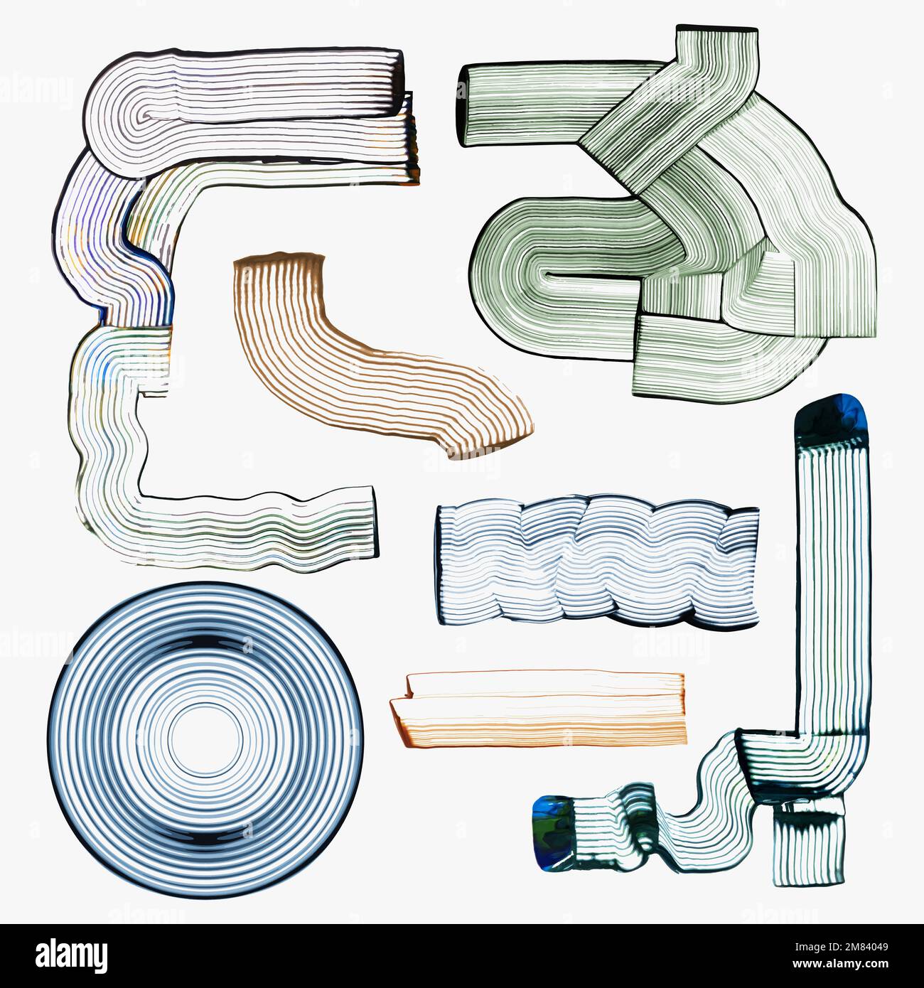 Comb shapes hi-res stock photography and images - Alamy