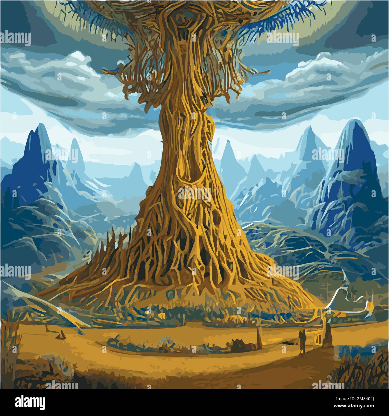 Surrealism image Stock Vector Images - Alamy