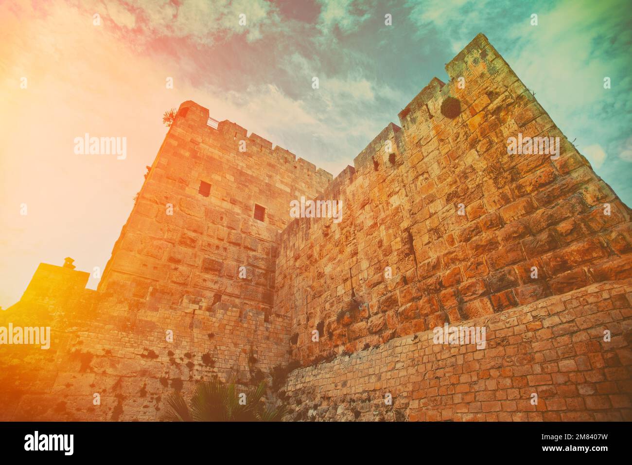 Ancient wall in old city Jerusalem. Western wall, Israel Stock Photo ...