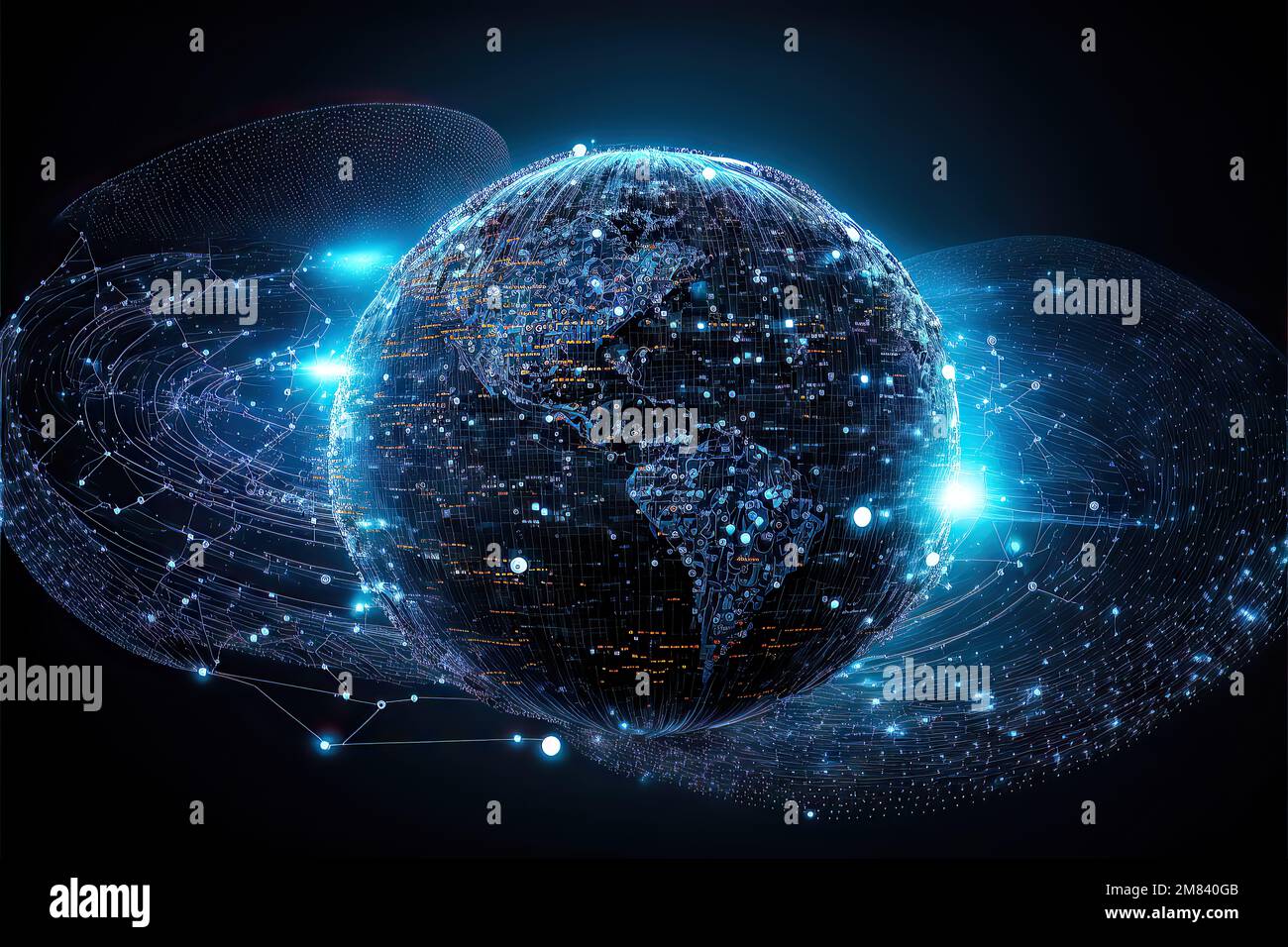 Visualization and networks hi-res stock photography and images - Alamy