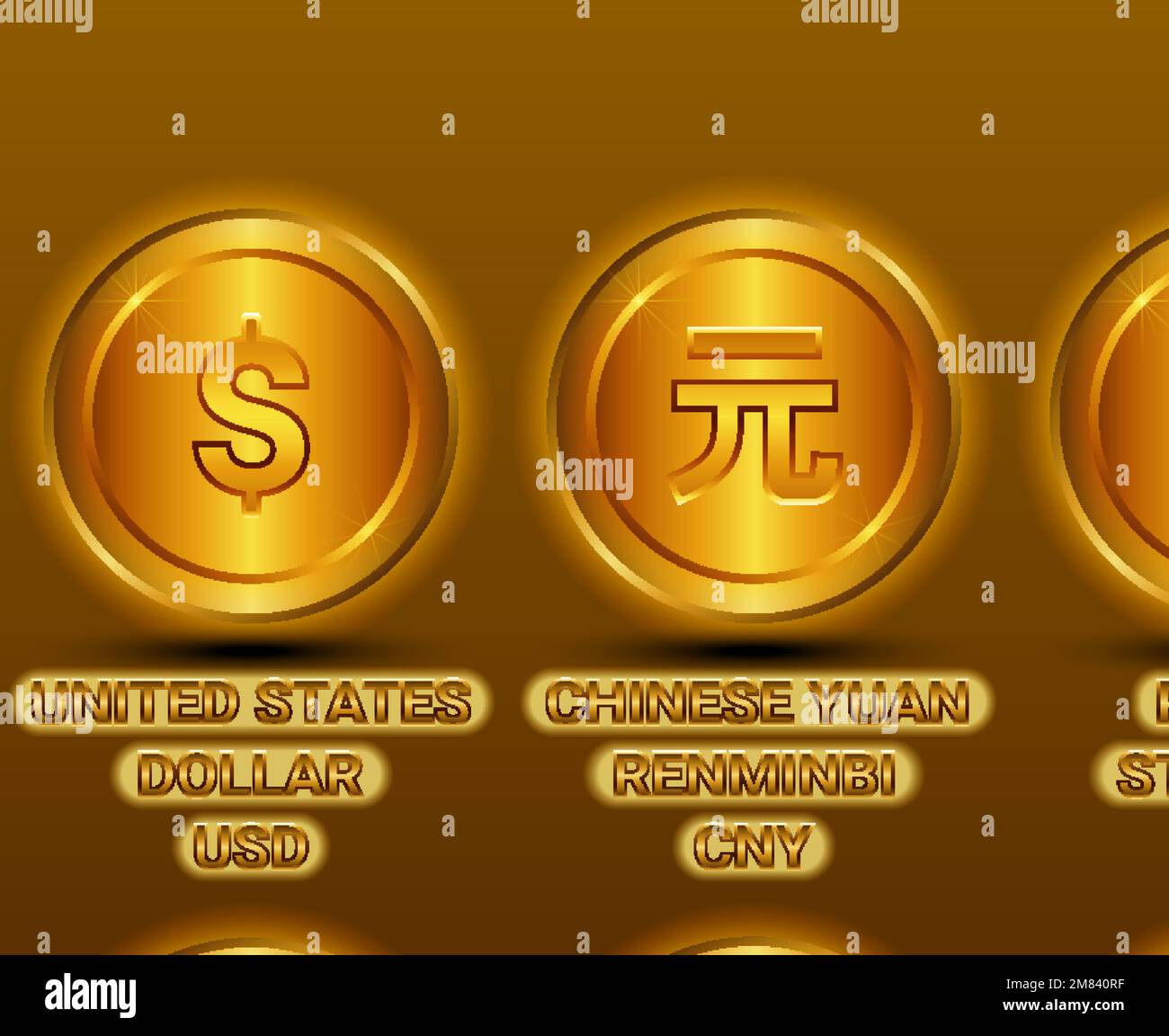 Gold coins hong kong Stock Vector Images - Alamy