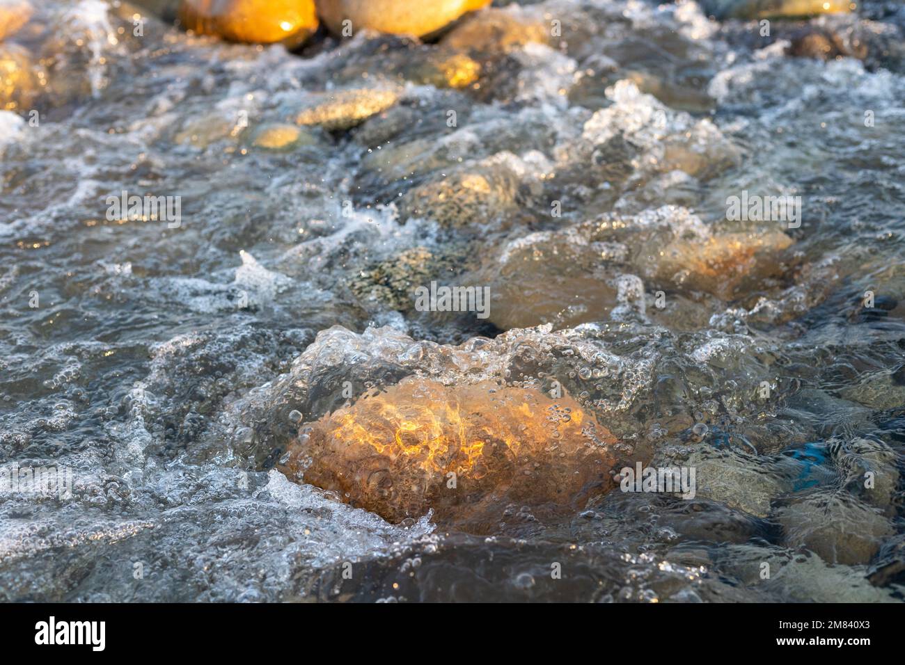 Fast shallow river flowing hi-res stock photography and images - Alamy