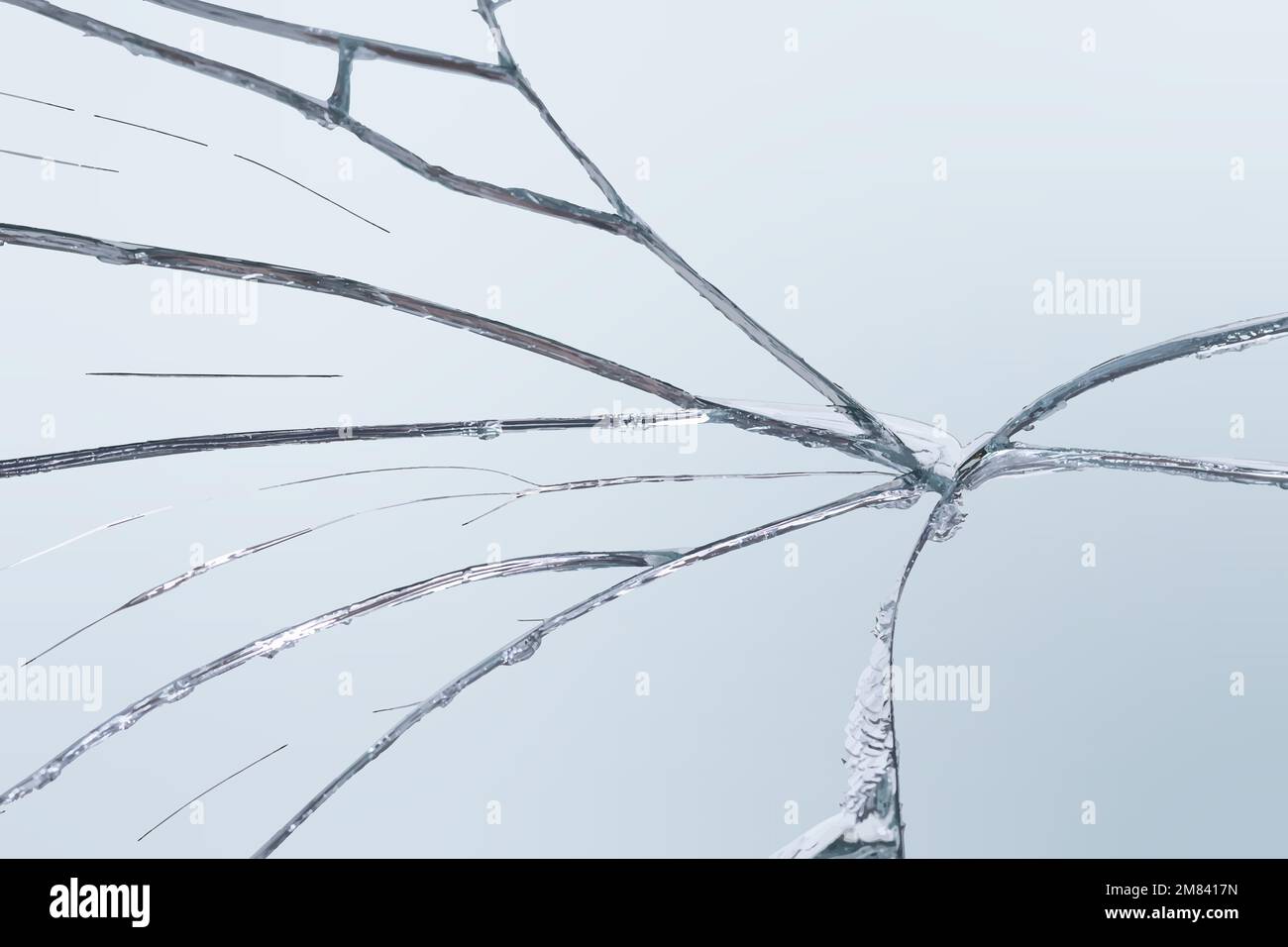 Cracked mirror background vector shattered glass Stock Vector Image ...