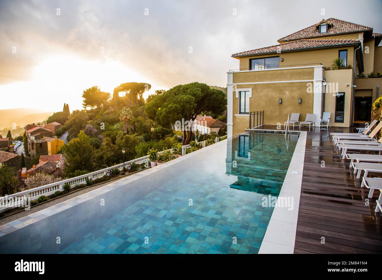 EDEN ROSE GRAND HOTEL, BORMES LES MIMOSAS Stock Photo - Alamy